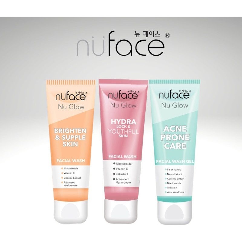 Jual Nuface Nu Glow Facial Wash 80ml - Facial Wash Nuface | Shopee Indonesia