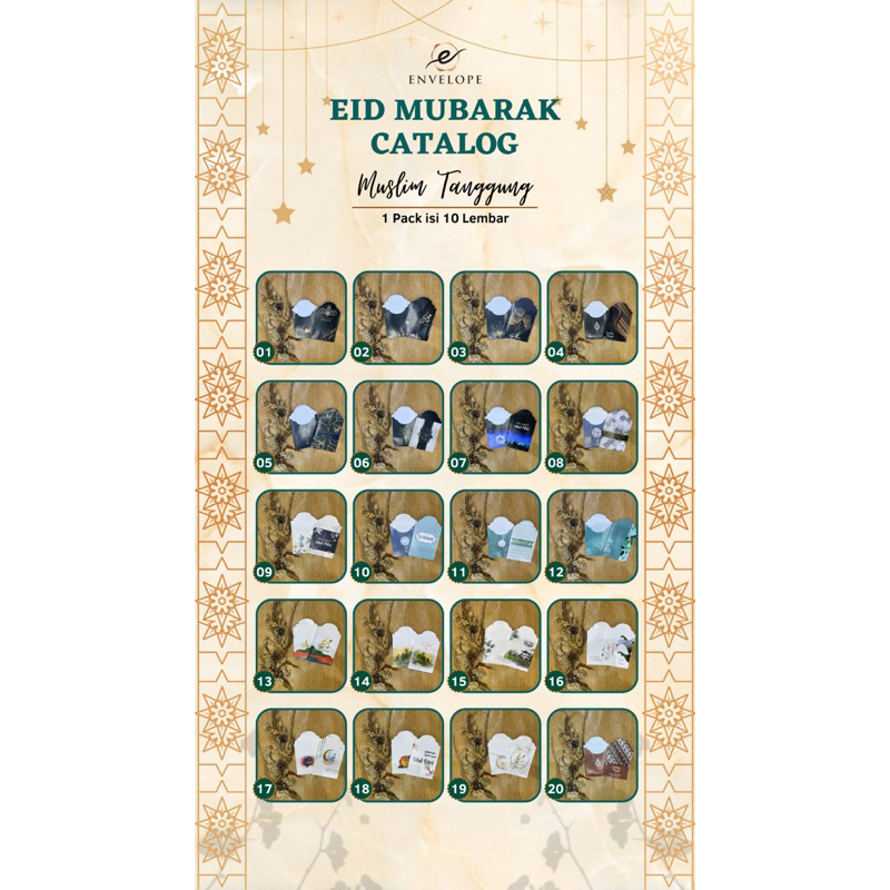 Jual AMPLOP IDUL FITRI / LEBARAN MOTIF MUSLIM | Shopee Indonesia