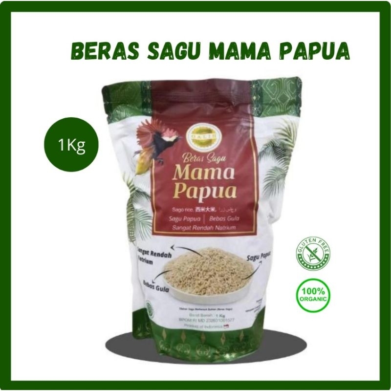 Jual BERAS SAGU MAMA PAPUA ORIGINAL 1KG | Shopee Indonesia