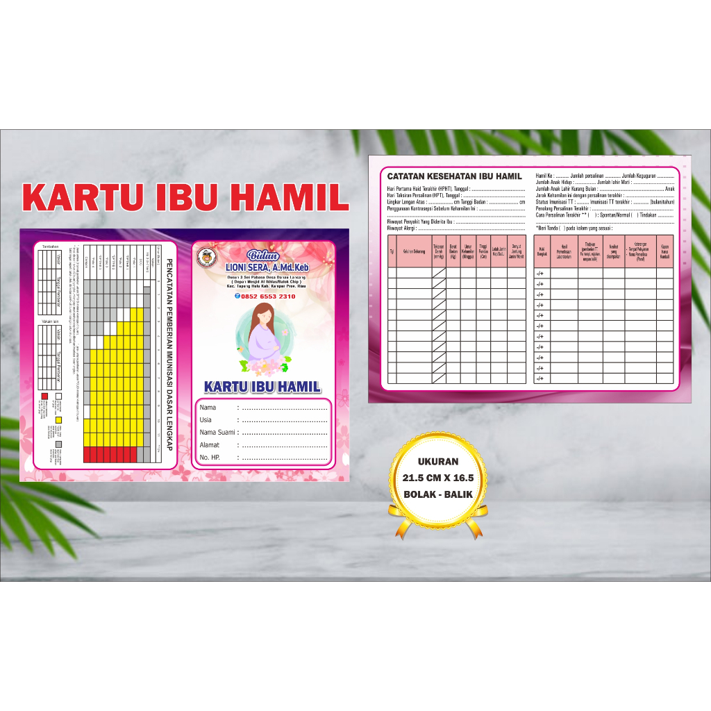 Jual KARTU IBU HAMIL 100 LEMBAR BOLAK BALIK | Shopee Indonesia