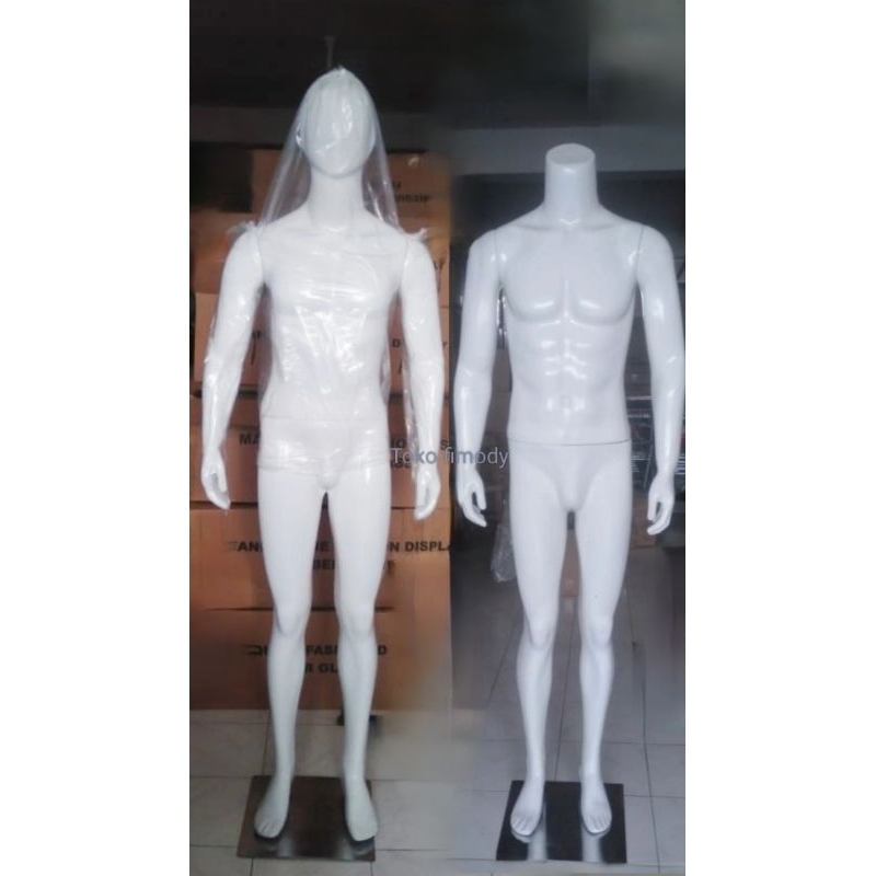 Jual Patung Badan / Patung Full Body Pria Alient Putih dan Patung ...