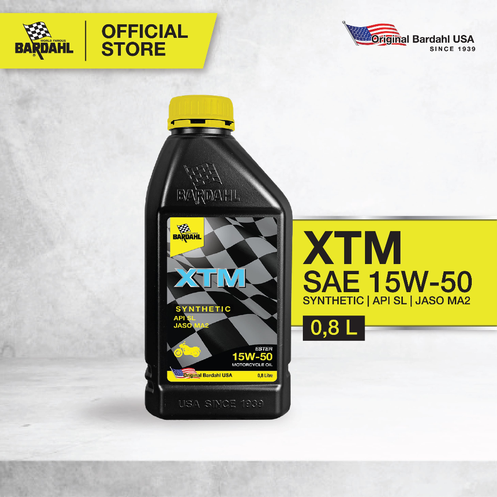 Jual Bardahl XTM 15W-50 MA2 Synthetic Ester - Oli Sepeda Motor | Shopee Indonesia