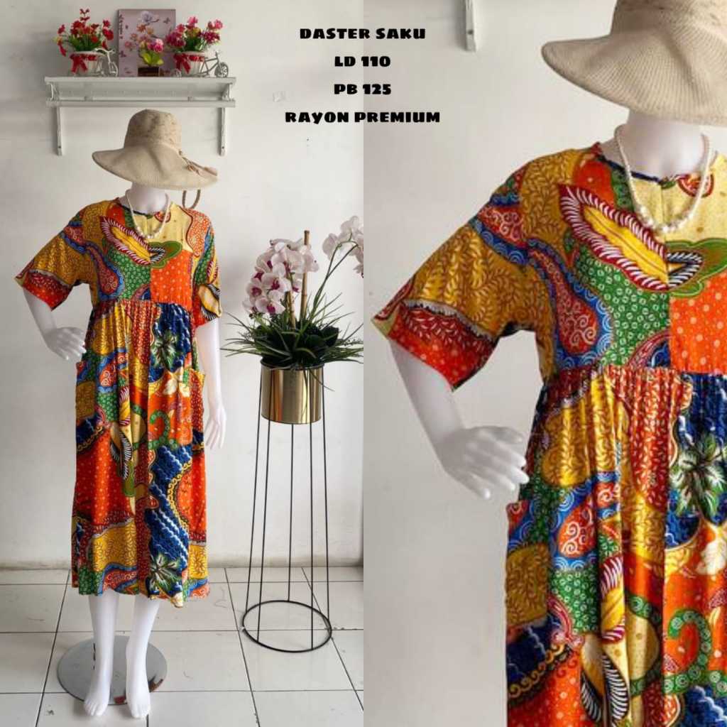Jual The Dasteran - [LD110] Daster Saku Pendek / Daster Nyaman / Daster ...