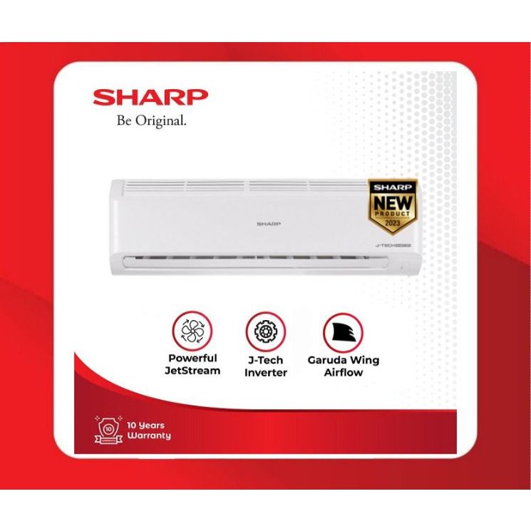 Jual SHARP AH-X6BEY / AHX6BEY AC SPLIT 1/2 PK INVERTER GARUDA SERIES ...