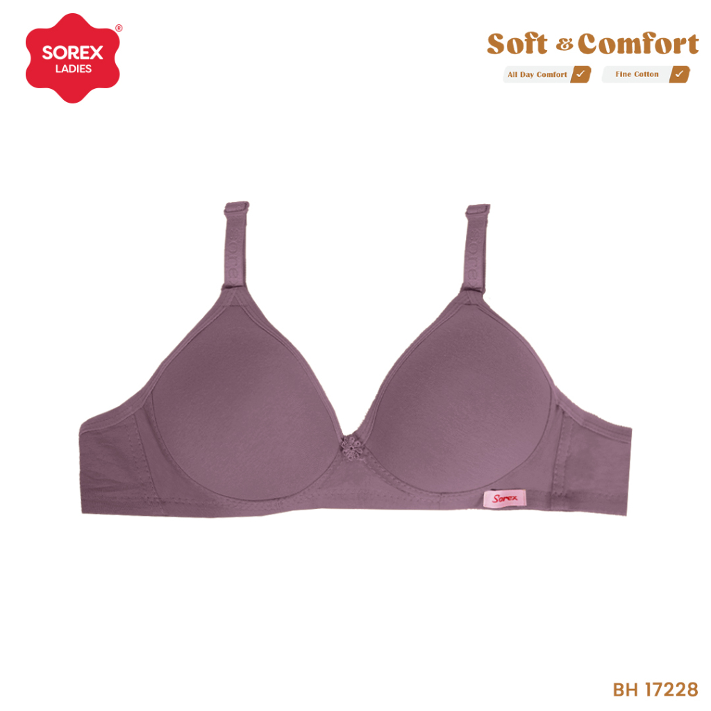 Jual Sorex Bra Soft & Comfort Busa Tanpa Kawat Cup Besar Kait 3 Setara ...