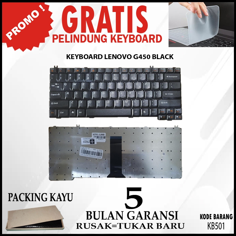 Jual Keyboard Laptop Lenovo 3000 N100 G450 SERIES FREE KEYBOARD ...