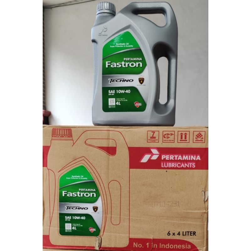 Jual Oli Fastron Techno SAE 10W-40 4 liter (1 galon) | Shopee Indonesia