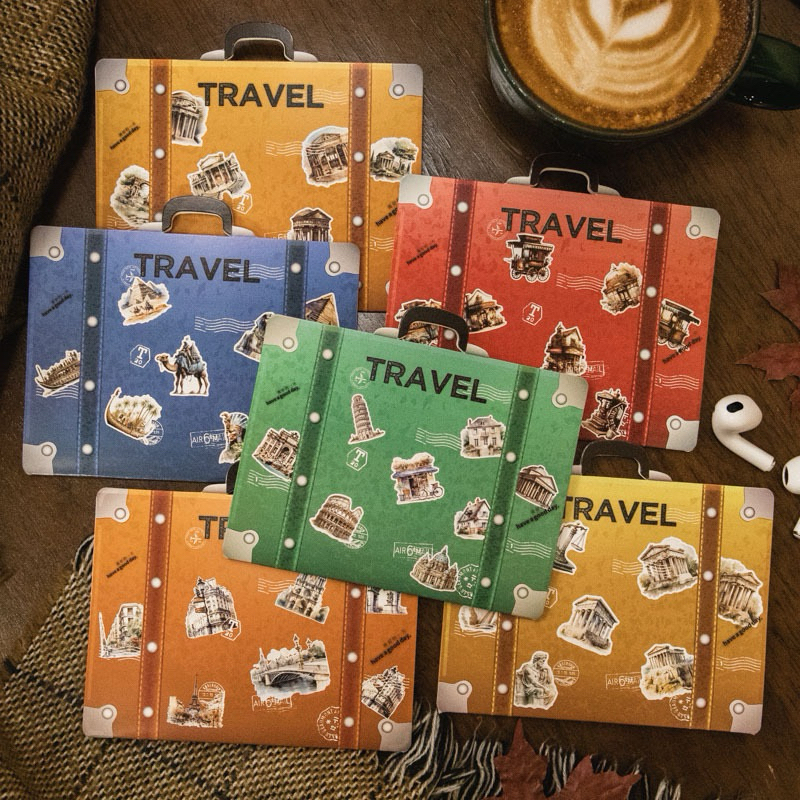 Jual (4AB) Sticker pet travel perjalanan eropa mesir historical sites ...