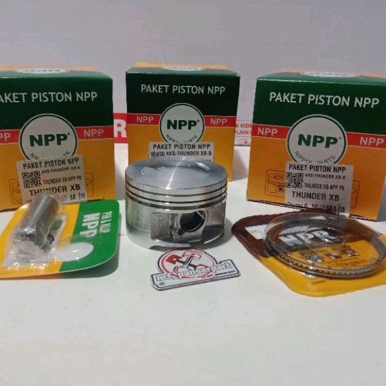 Jual PISTON KIT SEHER SET RING BORE UP MIO XB JENONG DOM 58/58,5/59 MM ...