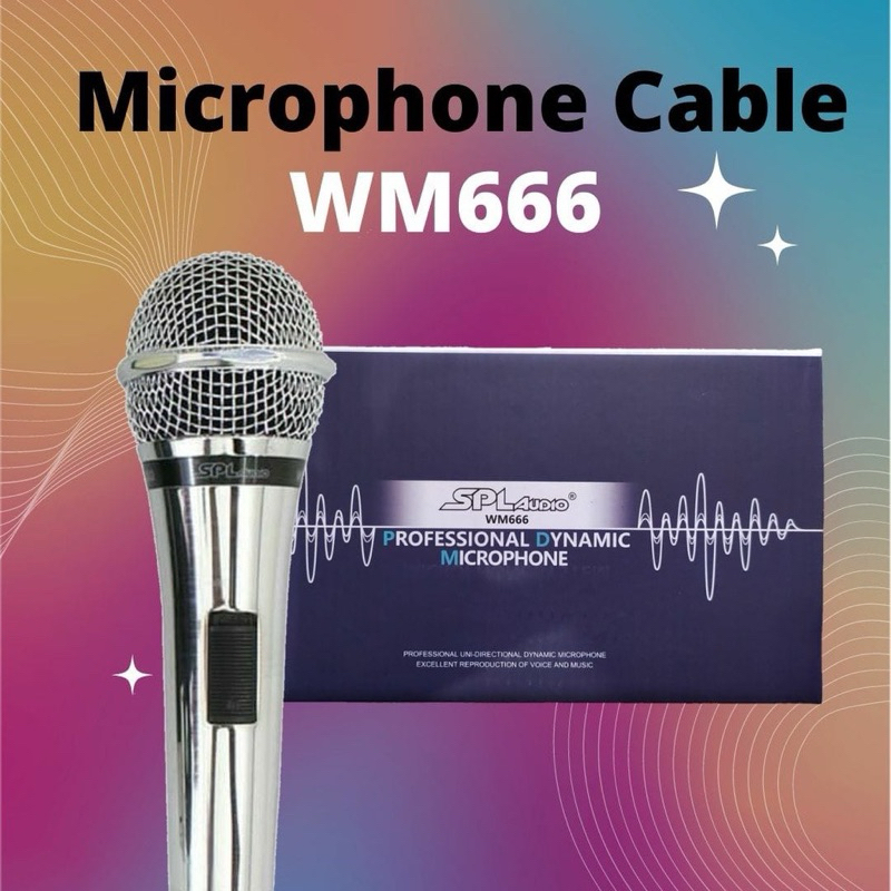 Jual Microphone SPL Audio WM666 kelas artis | Shopee Indonesia