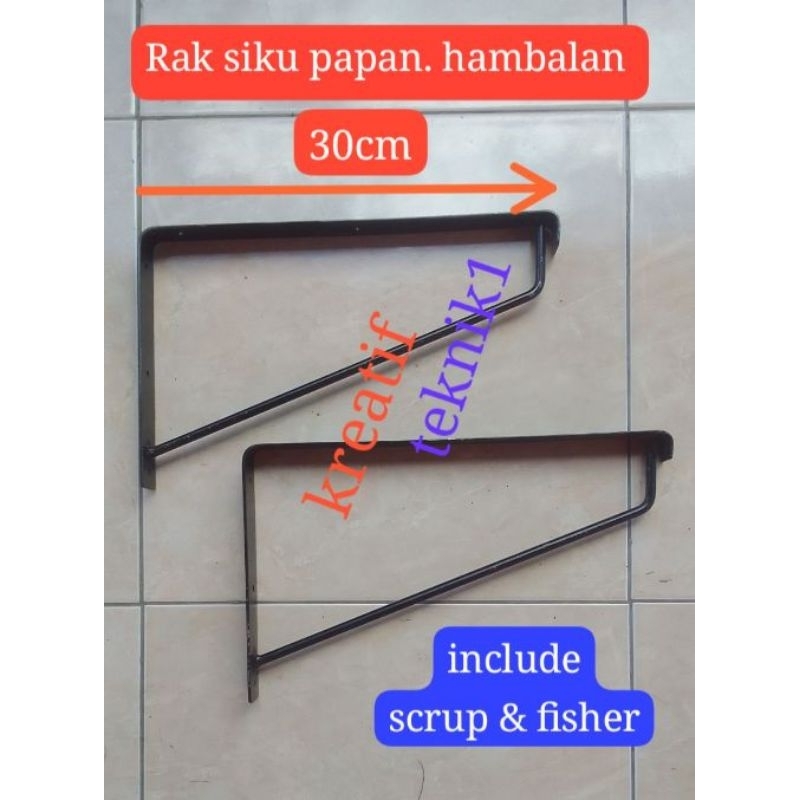 Jual rak siku papan ambalan tatakan papan ambalan besi meja ambalan ...