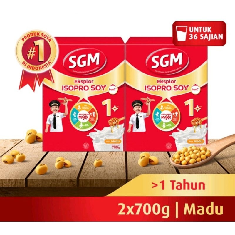 Jual SGM SOYA 700GR VANILLA MADU (2X700GR) | Shopee Indonesia