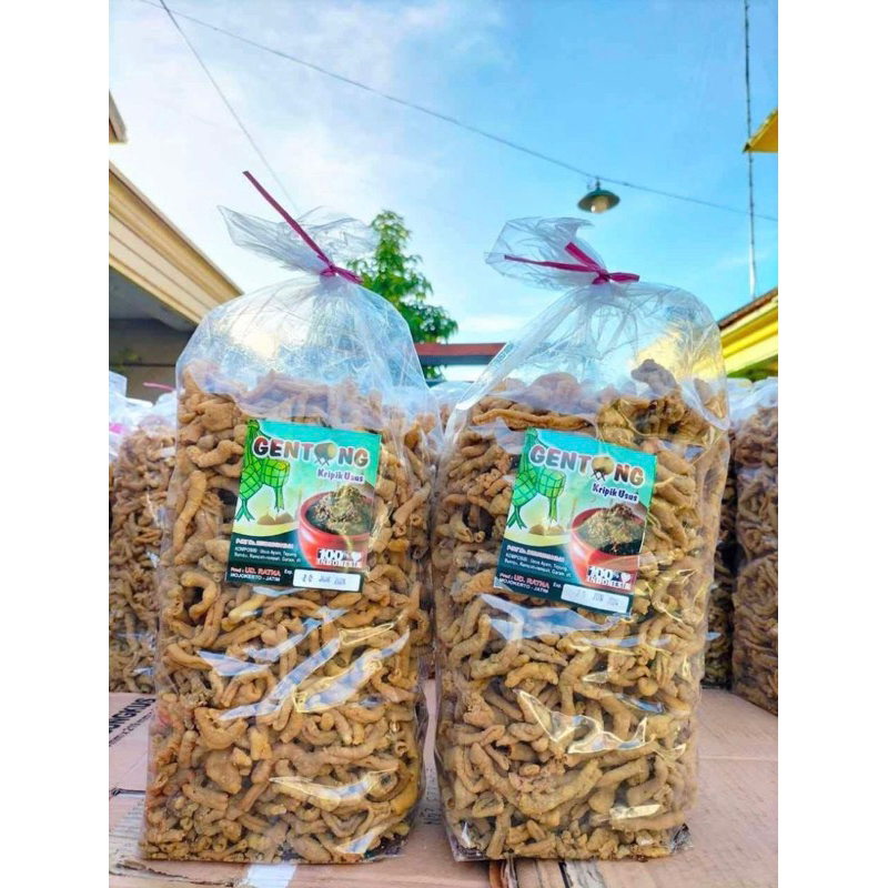 Jual Keripik Usus Cap Gentong Berat 1 kg | Shopee Indonesia