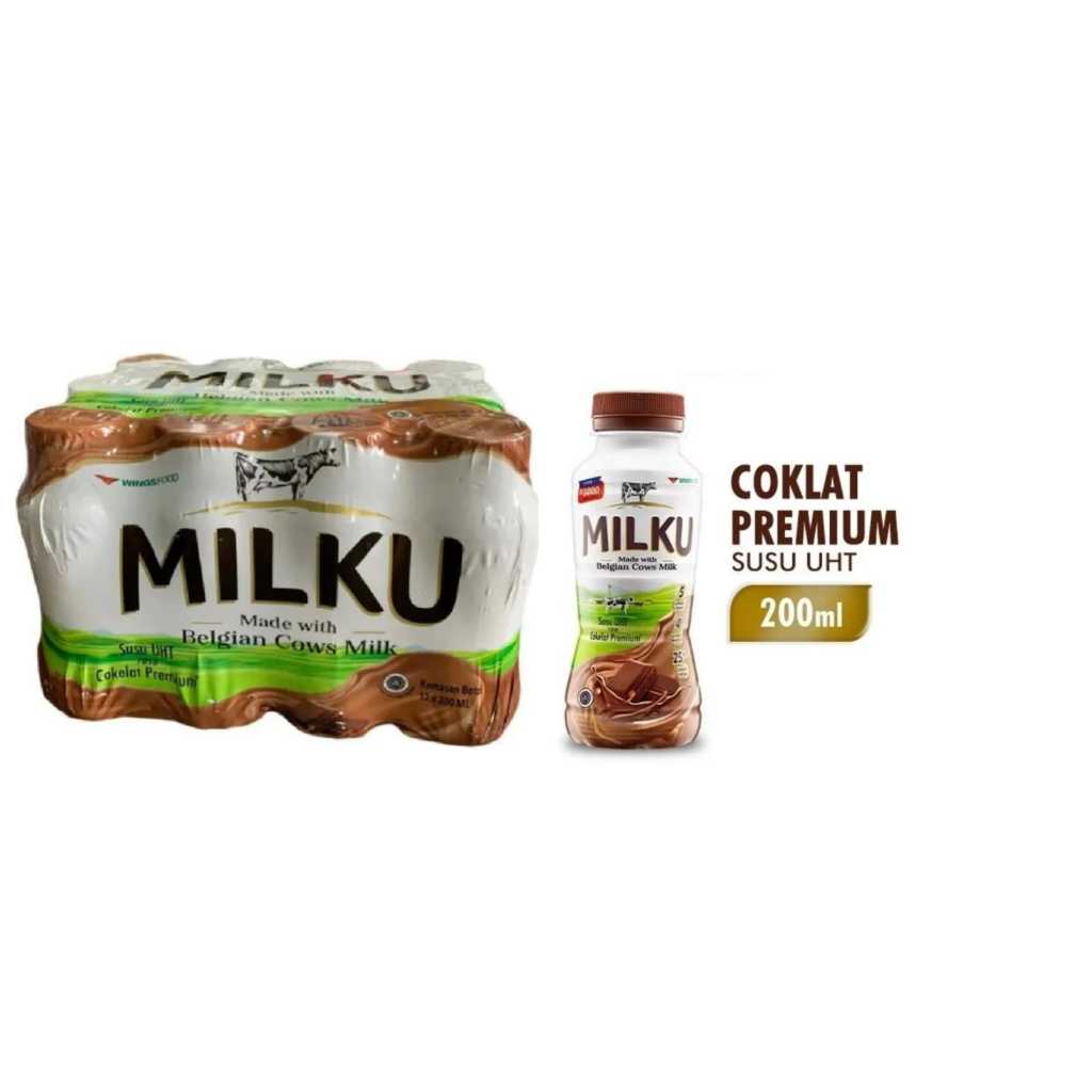 Jual SUSU MILKU / 1 PACK ISI 12 BOTOL / 200 ML | Shopee Indonesia