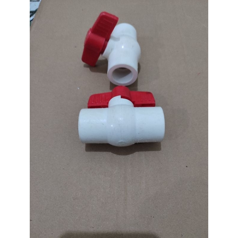 Jual STOP KRAN UKURAN 1/4 INCH PVC-U BALL VALVE TEBAL | Shopee Indonesia