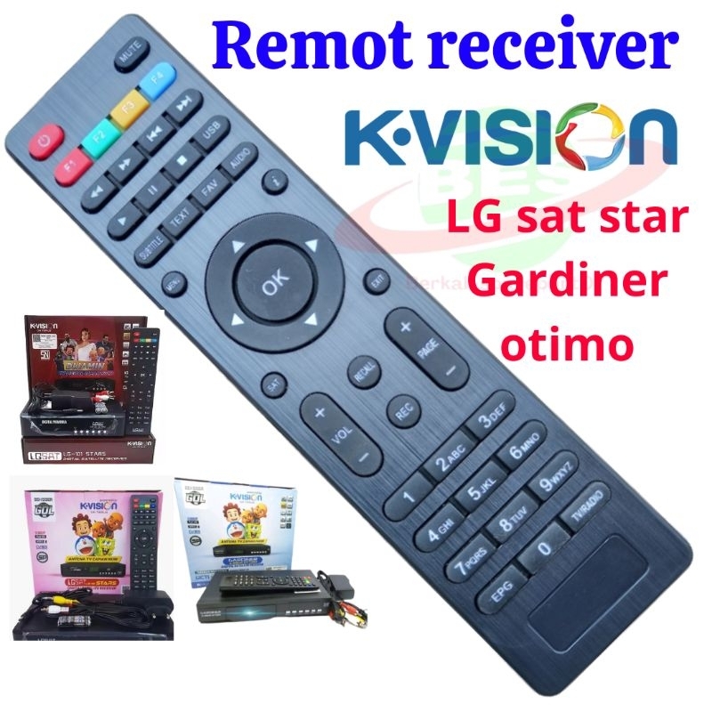 Jual remot receiver kvsion LG sat star gardiner optus asli | Shopee ...