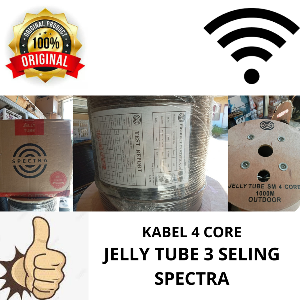 Jual KABEL 4 CORE 3 SELING JELLY TUBE SPECTRA | Shopee Indonesia