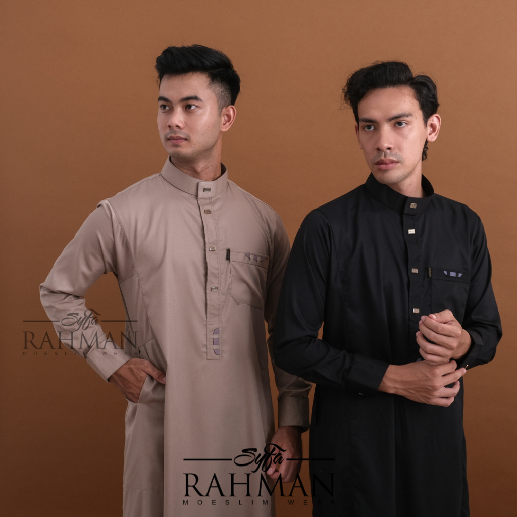 Jual Syfa Rahman - Baju Gamis Pria Dewasa Lengan Panjang Katun Ghazi ...