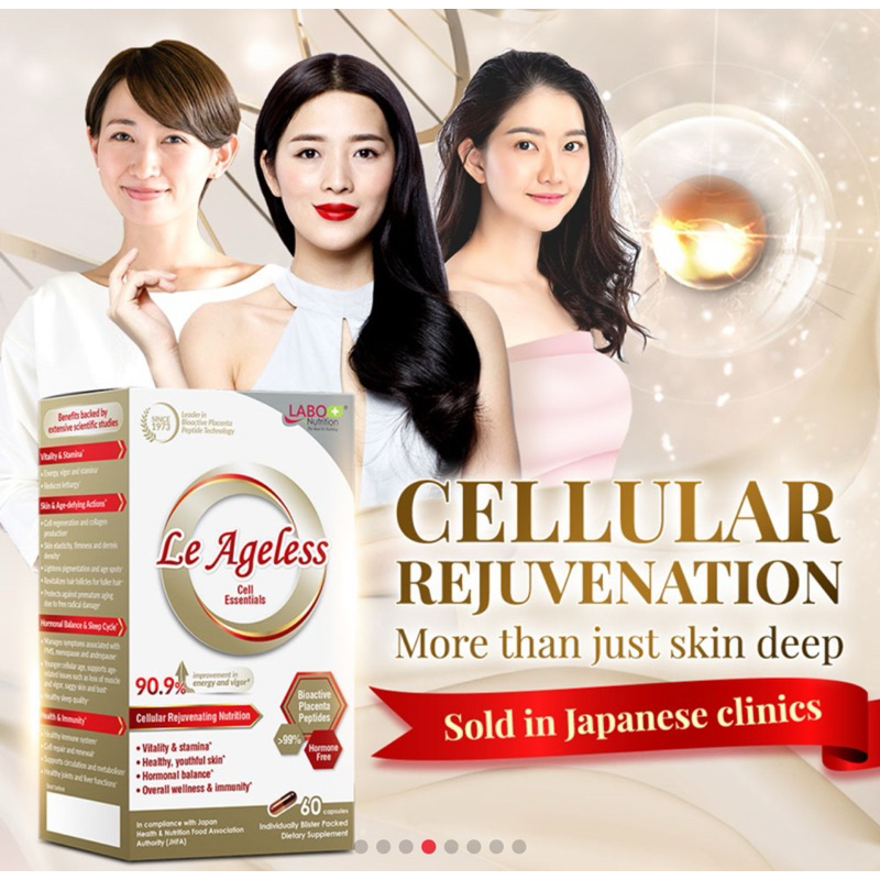 Jual Le Ageless - Placenta peptides Anti Aging Japan | Shopee Indonesia