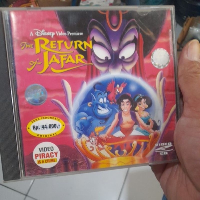 Jual vcd original walt disneys the return of jafar kondisi bagus (CD703) | Shopee Indonesia