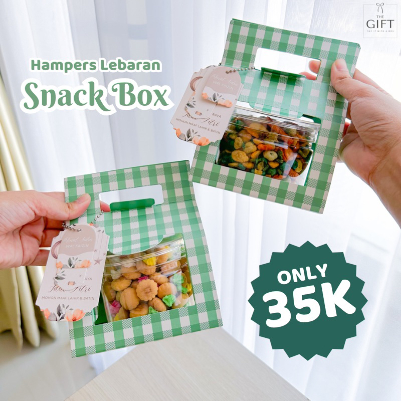 Jual Hampers Snack Box Aneka Cemilan Parcel Lebaran Set Kado size ...