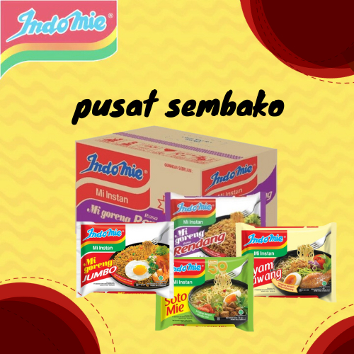 Jual INDOMIE MIX (campur) mie mix rasa indomie rendang,indomie soto ...
