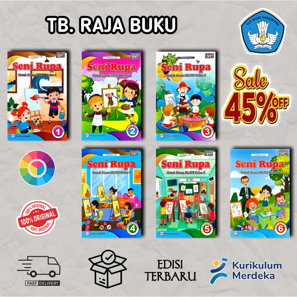 Jual Buku Siswa Pendamping SENI RUPA Kelas 1,2,3,4,5,6 SD Kurikulum Merdeka - Global Offset ...