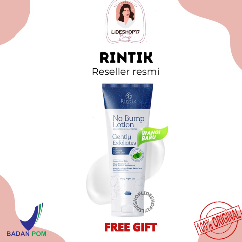 Jual READY Rintik No Bump Lotion 100ml | Lotion Tubuh Kulit Bruntusan ...