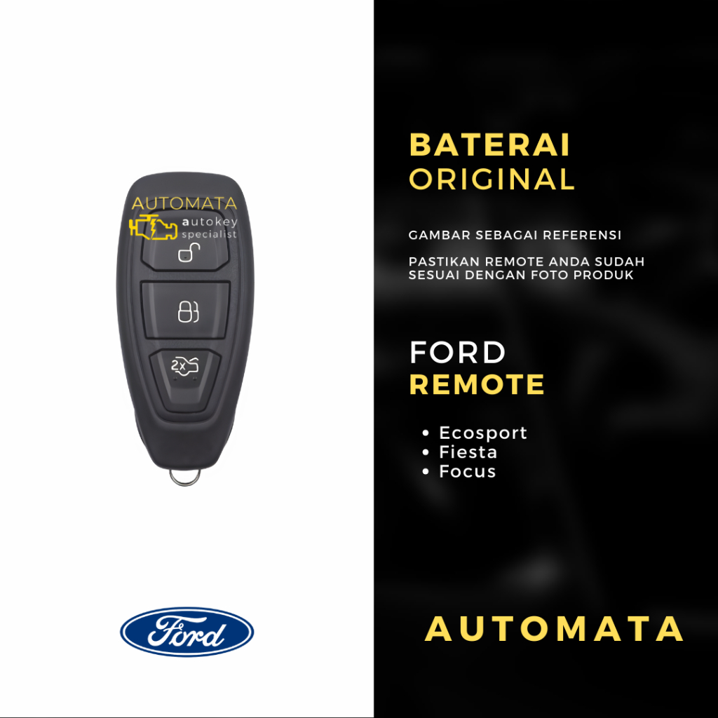 Jual Baterai Remote Ford Ecosport Original Panasonic | Shopee Indonesia