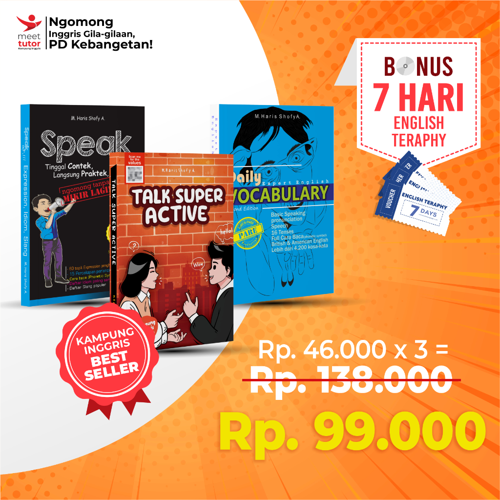 Jual Paket Bundling Buku Kampung Inggris | Shopee Indonesia