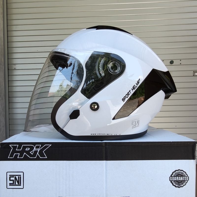 Jual HELM HALF FACE DEWASA ORIGINAL PAKET GANTENG FULL LEHER SNI ...