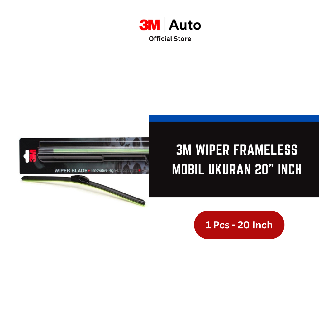 Jual 3M Wiper Frameless Mobil Ukuran 20 inch | Shopee Indonesia