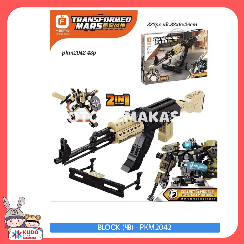 Jual MAINAN LEGO BLOCK 2 IN 1 SENJATA DAN ROBOT - PKM2042 | Shopee ...