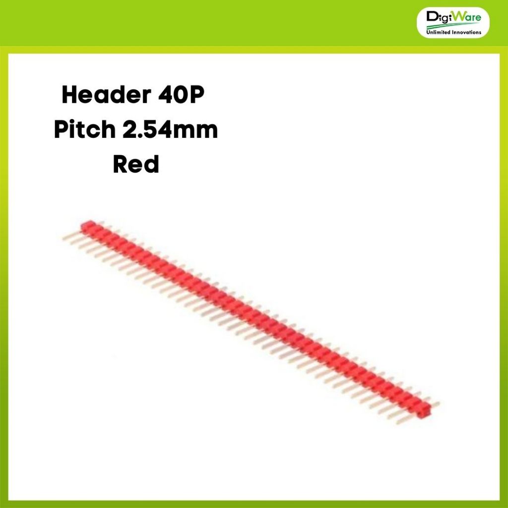 Jual 40 Pin Headers - Straight (Red) | Shopee Indonesia
