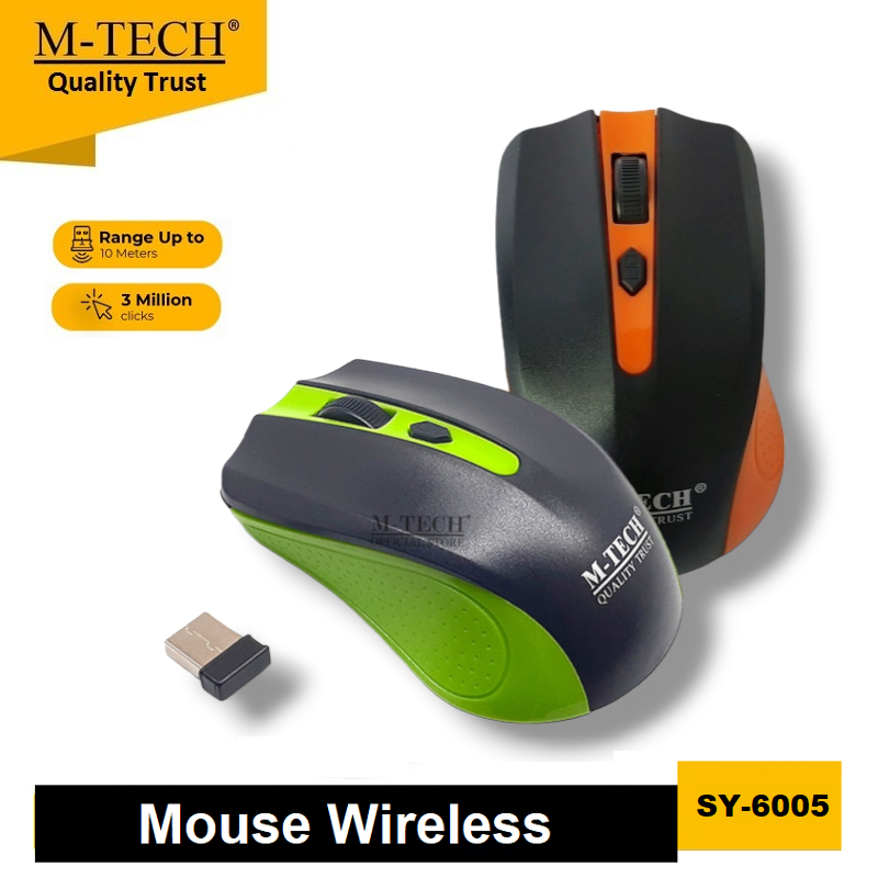 Jual M-Tech Mouse Wireless SY-6005 | Shopee Indonesia