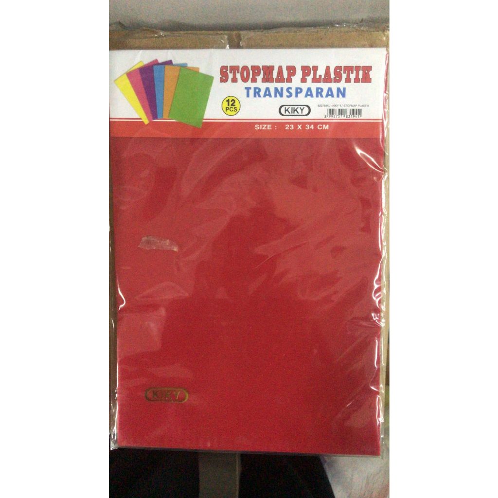 Jual promo Map Plastik SUPER TEBAL - KIKY Transparan| Map L Bening ...