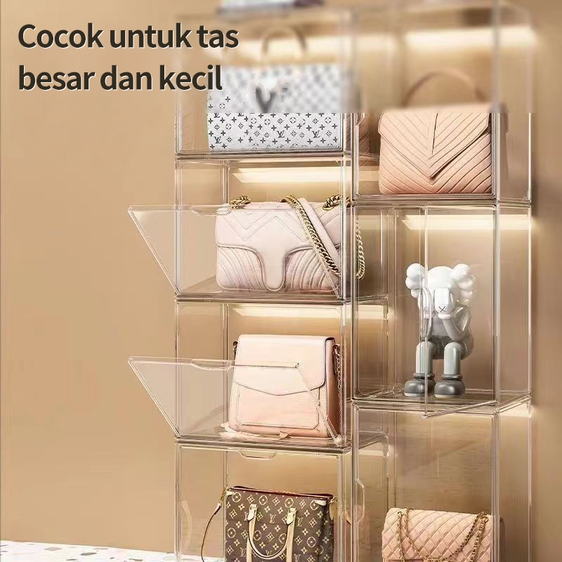 Jual Acrylic Transparent Storage Display Box/ Acrylic Box Transparent ...