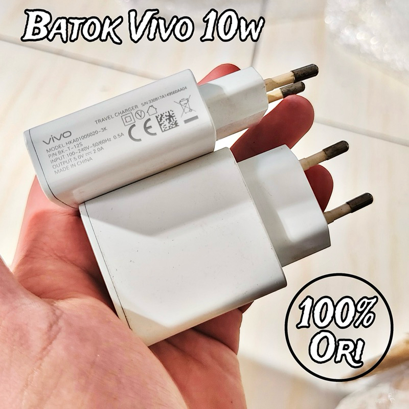 Jual Kepala VIVO 10W (2a) Lebar Asli ori bawaan hp | Shopee Indonesia