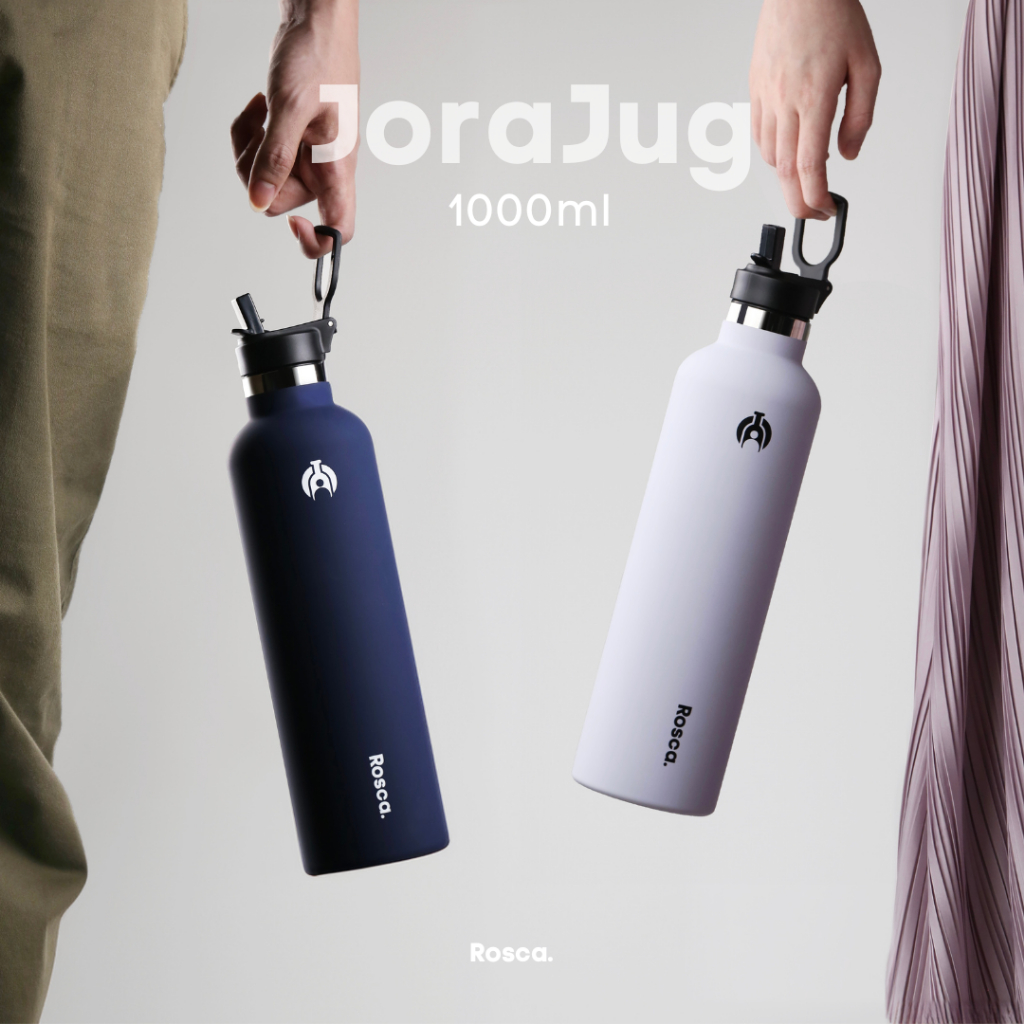 Jual Rosca JoraJug Tumbler Stainless 1 Liter Botol Minum 1 Liter Tahan ...