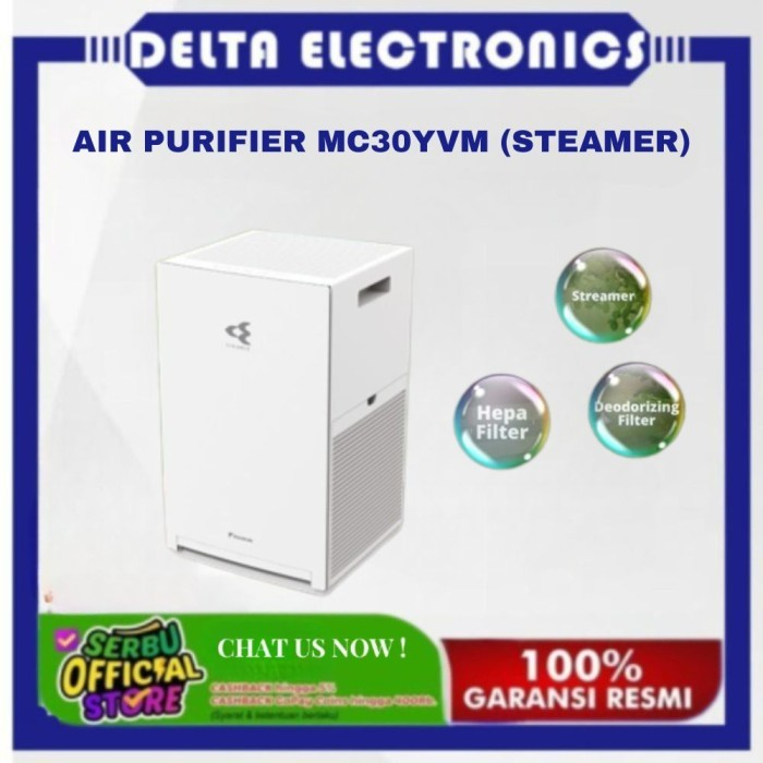 Jual DAIKIN Air Purifier MC30Y MC30YVM7 Air Purifier 21m2 HepaFilter ...