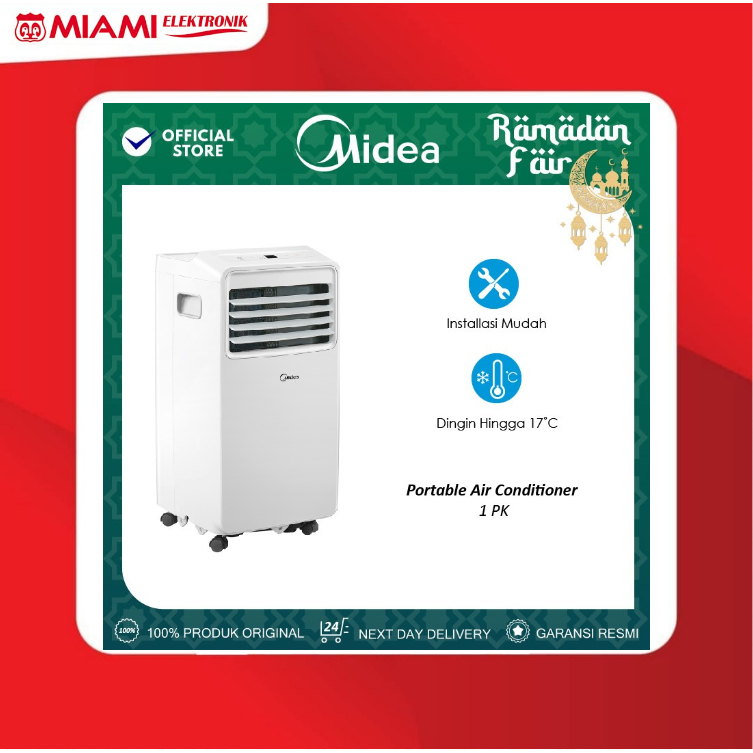 Jual Midea AC Portable MPHA-09CRN7 / MPHA09CRN7 Multiple Function AC ...