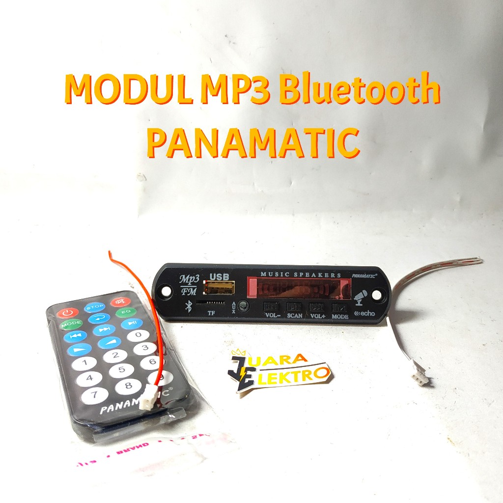 Jual KIT Modul MP3 Bluetooth 2 Socket | Modul Bluetooth MP3 USB FM ...