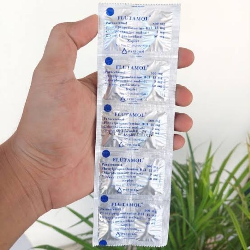Jual Flutamol Tablet 1 Strip | Obat Batuk Flu Demam | Shopee Indonesia