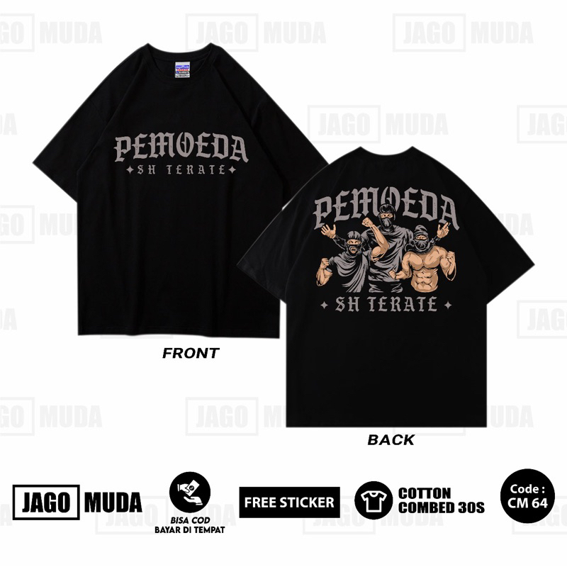 Jual Jagomuda Terate Atasan Kaos Psht Pemoeda Sh Terate Cotton Combed ...