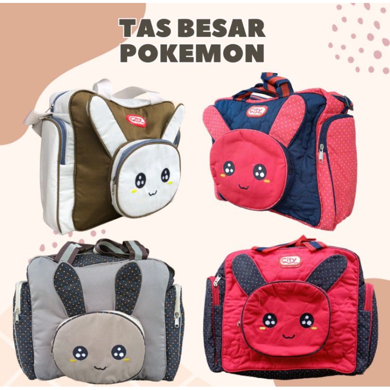 Jual Tas besar diaper bag Pokemon | Shopee Indonesia