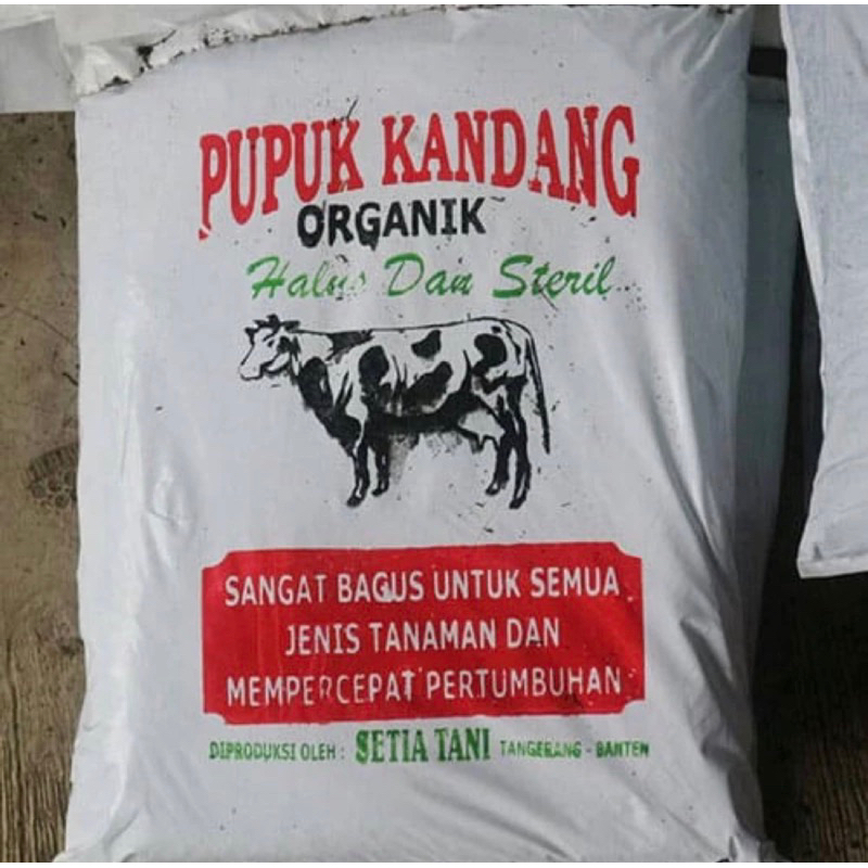 Jual pupuk kandang sapi organik halus siap pakai setia tani pondok gede ...