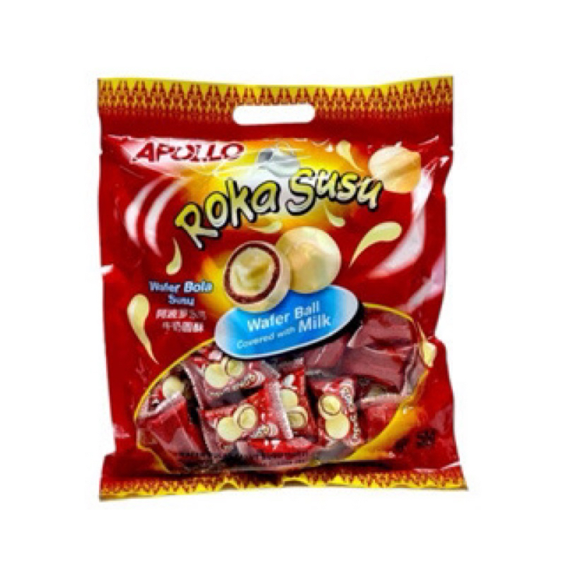Jual Apollo Roka Wafer Ball 420g (isi 70pcs) Wafer Coklat | Shopee ...
