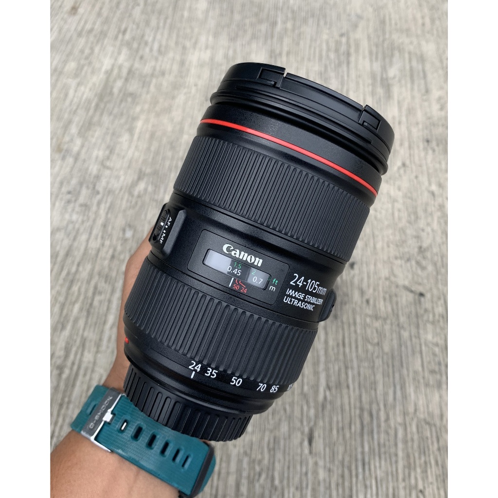 Jual Lensa Canon EF 24-105 L f4 is II Bekas Second | Shopee Indonesia