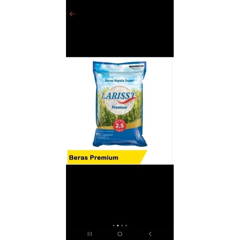 Jual Beras Premium Larist 2,5 kg | Shopee Indonesia