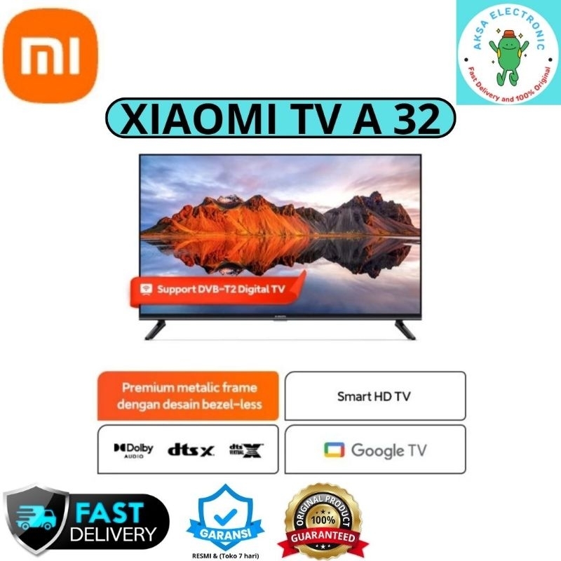 Jual XIAOMI TV A 32 LED GOOGLE TV HD 32INCH | Shopee Indonesia